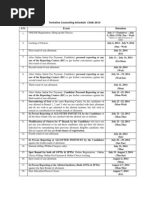 Schedule CSAB Special 2025 | PDF