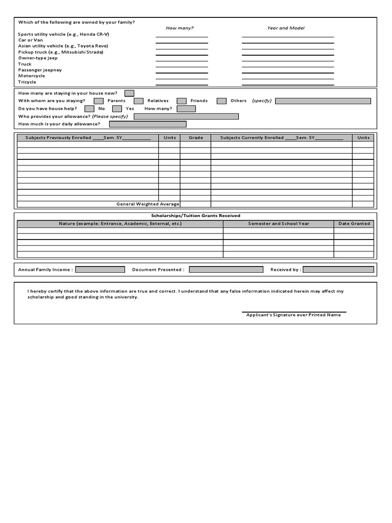 FEUCSO Scholarship - Page 2 | PDF | Pickup Truck | Vehicles