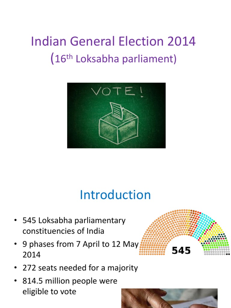 Indian General Election 2014 (: 16 Loksabha Parliament) | PDF ...