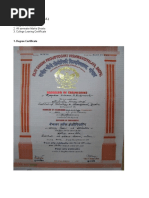 Thapar Conversion Certificate | PDF