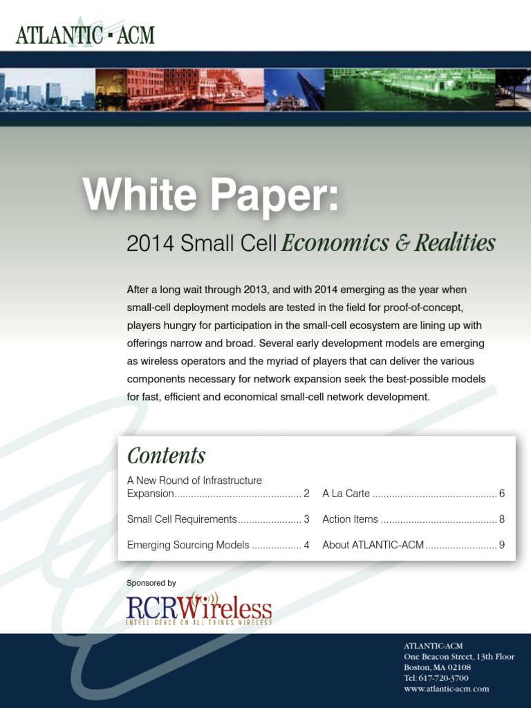ATLANTIC-ACM White Paper | PDF | At&T Mobility | Verizon Wireless
