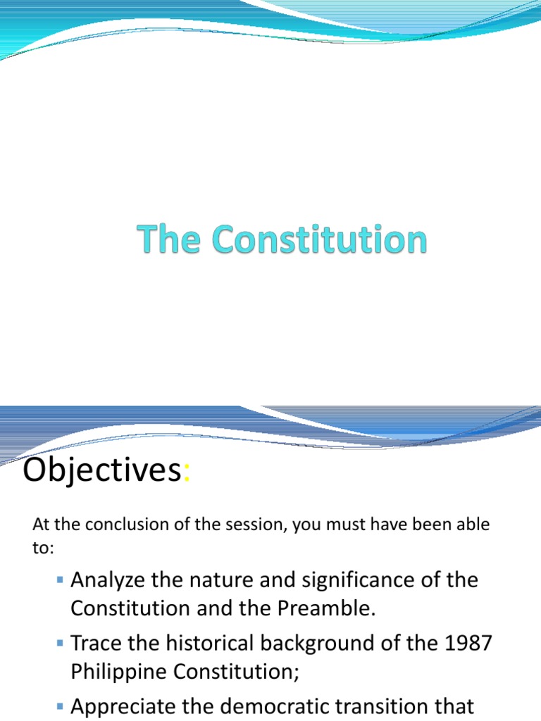 1987 Constitution & Preamble | PDF | Constitution | Political Charters
