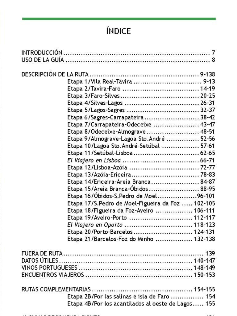 Guia Costa Portuguesa en Bicicleta | PDF | Costa | Zona litoral