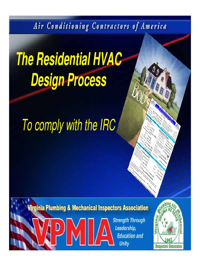 The Residential HVAC Design Process | PDF | Duct (Flow) | Air Conditioning