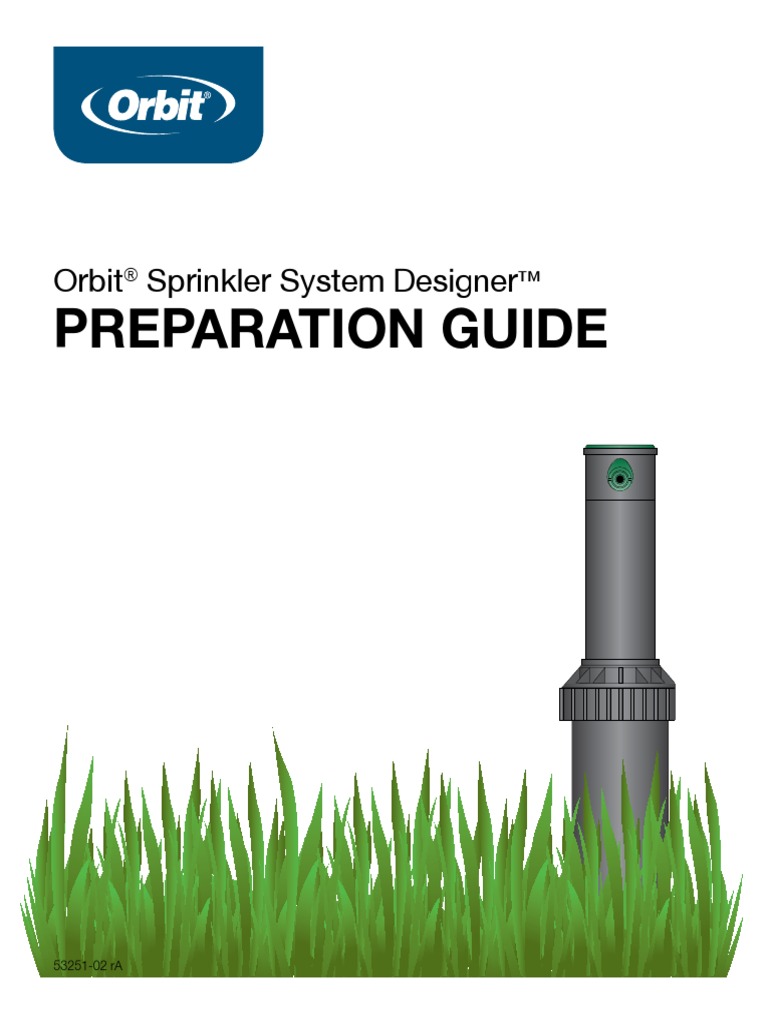 Preparation Guide: Orbit Sprinkler System Designer | Download Free PDF ...