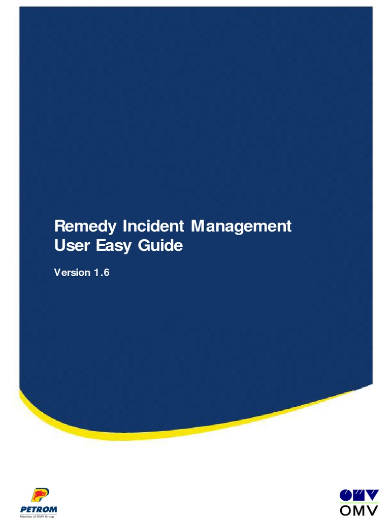 Remedy Incident Management - User Easy Guide | PDF | Command Line ...