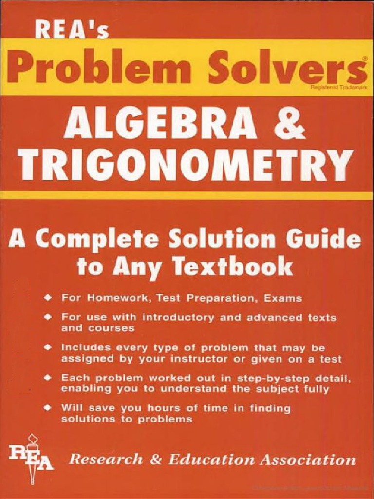 Algebra & Trig Problem Solver
