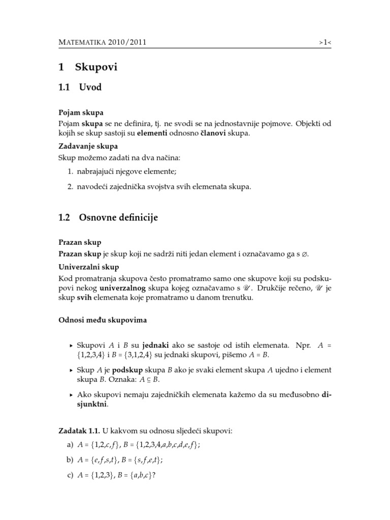 Skripta Matematika | PDF