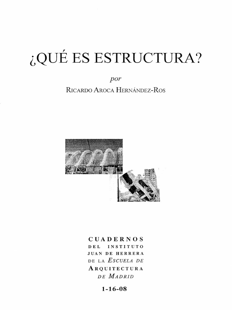 Manual Que Es Estructura | PDF | Bóveda (Arquitectura) | Diseño