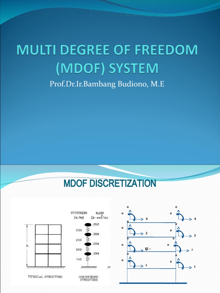 MDOF System | PDF | Eigenvalues And Eigenvectors | Normal Mode