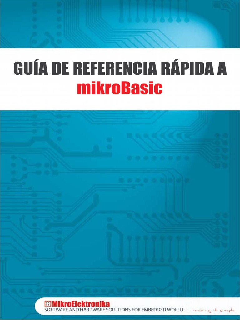 MikroBasic POR Referencia Rapida Especificacion | PDF | Puntero ...