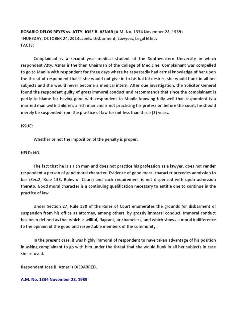 Abuse of Power and Position: A Case of Sexual Misconduct by a ...