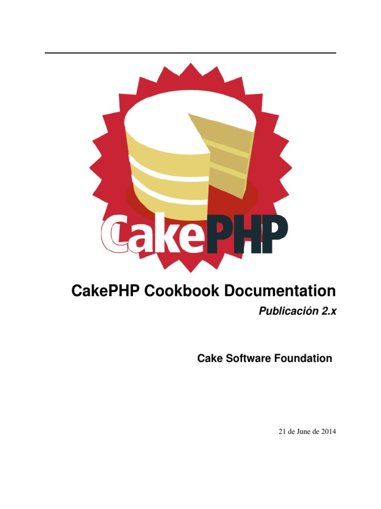 Cake PHP Cookbook | PDF | Servidor HTTP Apache | Archivo de computadora