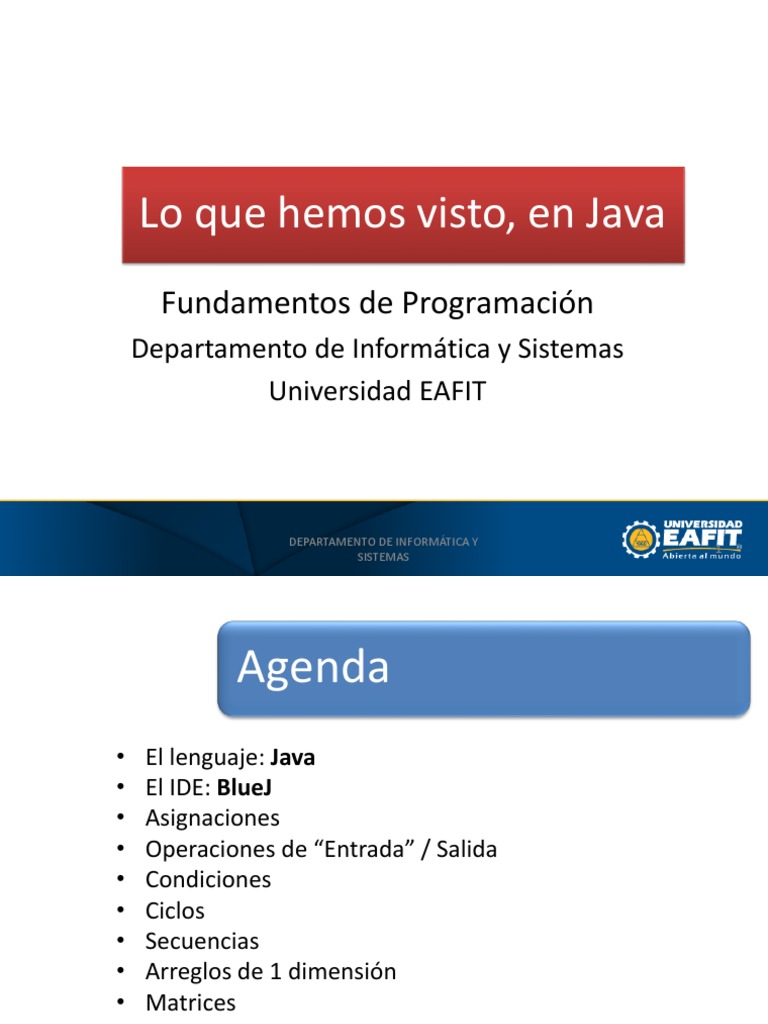 Ponencia 6 Java | PDF | máquina virtual de Java | Java (lenguaje de programación)