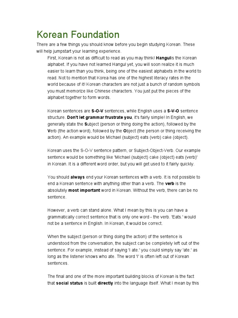 Beginner Korean | PDF | Grammatical Conjugation | Korean Language