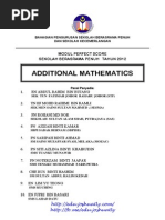 SPM Trial AddMath P1 by Topic | PDF | Geometry | Teaching Mathematics