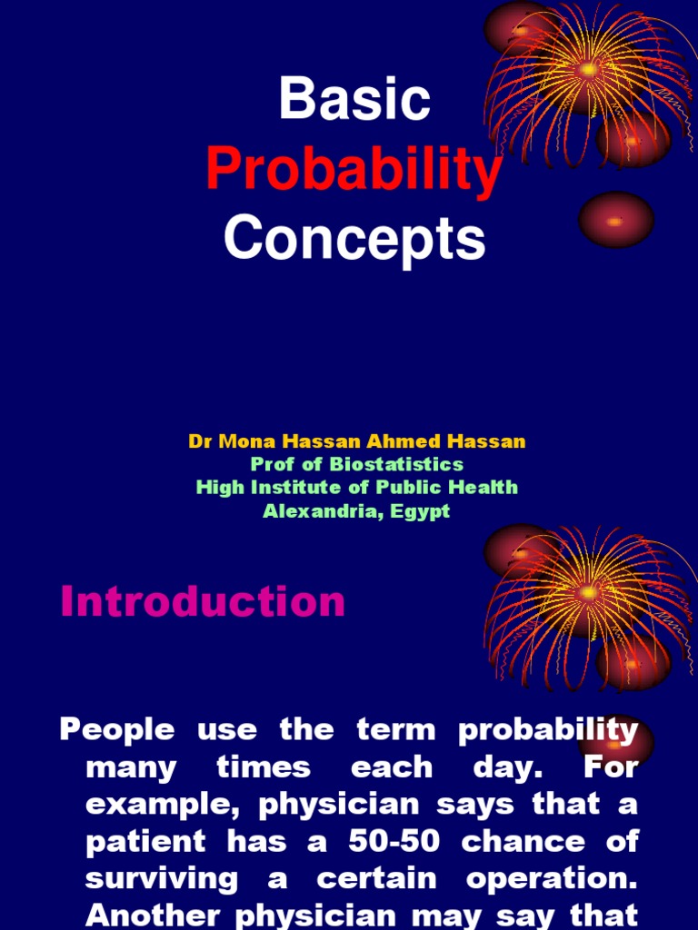 Basic Concepts: Probability | PDF | Probability | Probability And ...