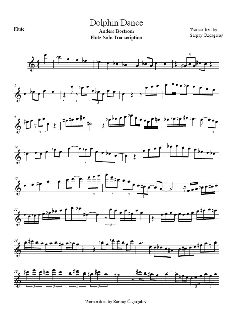 Anders Bostrom - Dolphin Dance | PDF