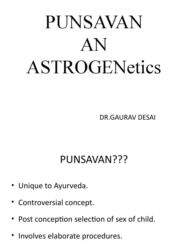 Punsavan An Astrogenetics: DR - Gaurav Desai | PDF | Pregnancy | Human ...