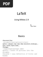 LaTeX Cheat Sheet | PDF | Trigonometric Functions | Te X