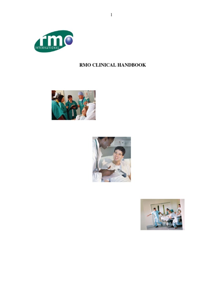 RMO International Clinical Handbook Revised 05 03 2013 | PDF ...