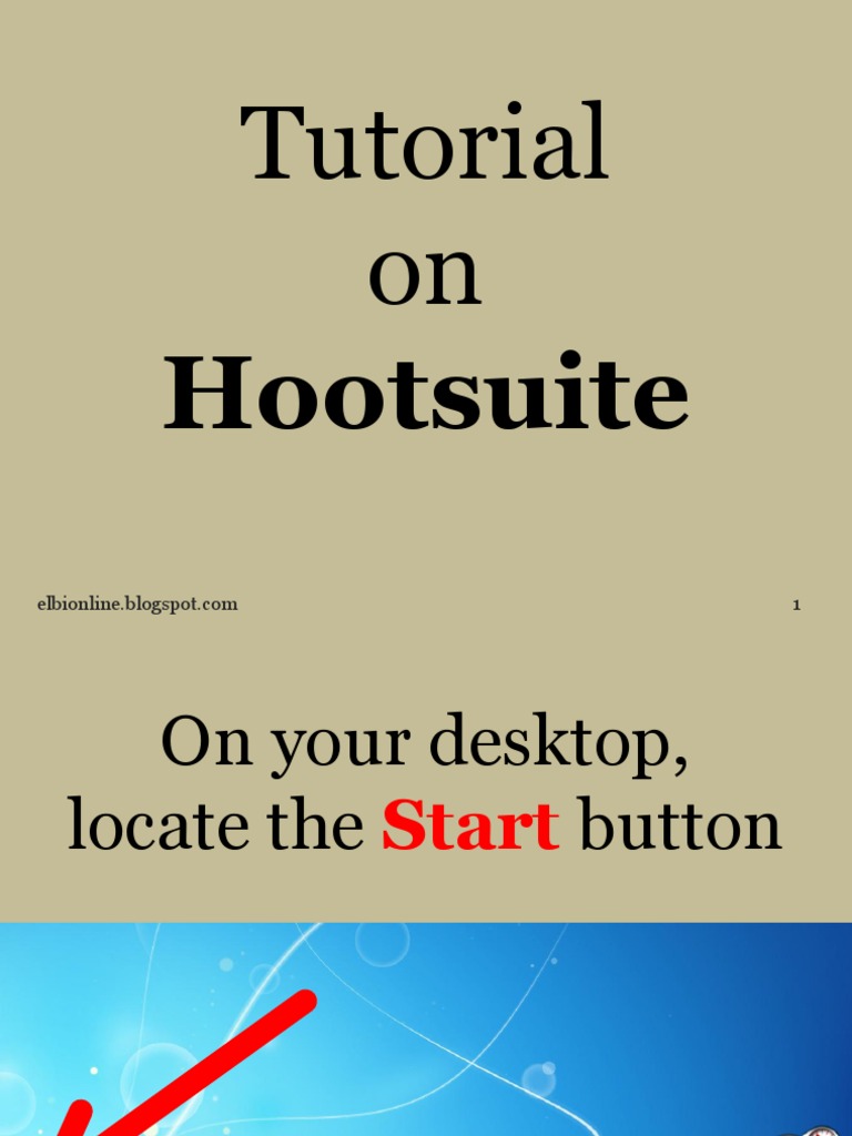 Tutorial On Hootsuite | PDF | Twitter | Facebook