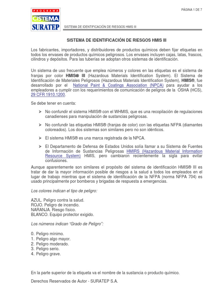 Hmis III PDF | PDF | Material explosivo | Agua