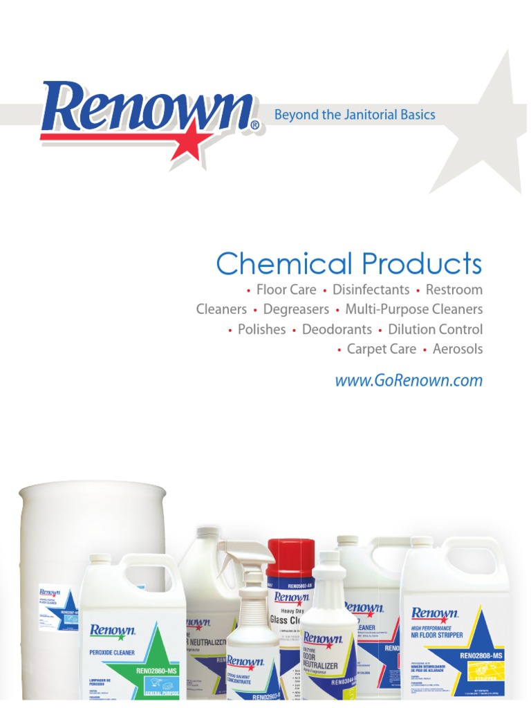 Renown Chemical Brochure | Disinfectant | Materials