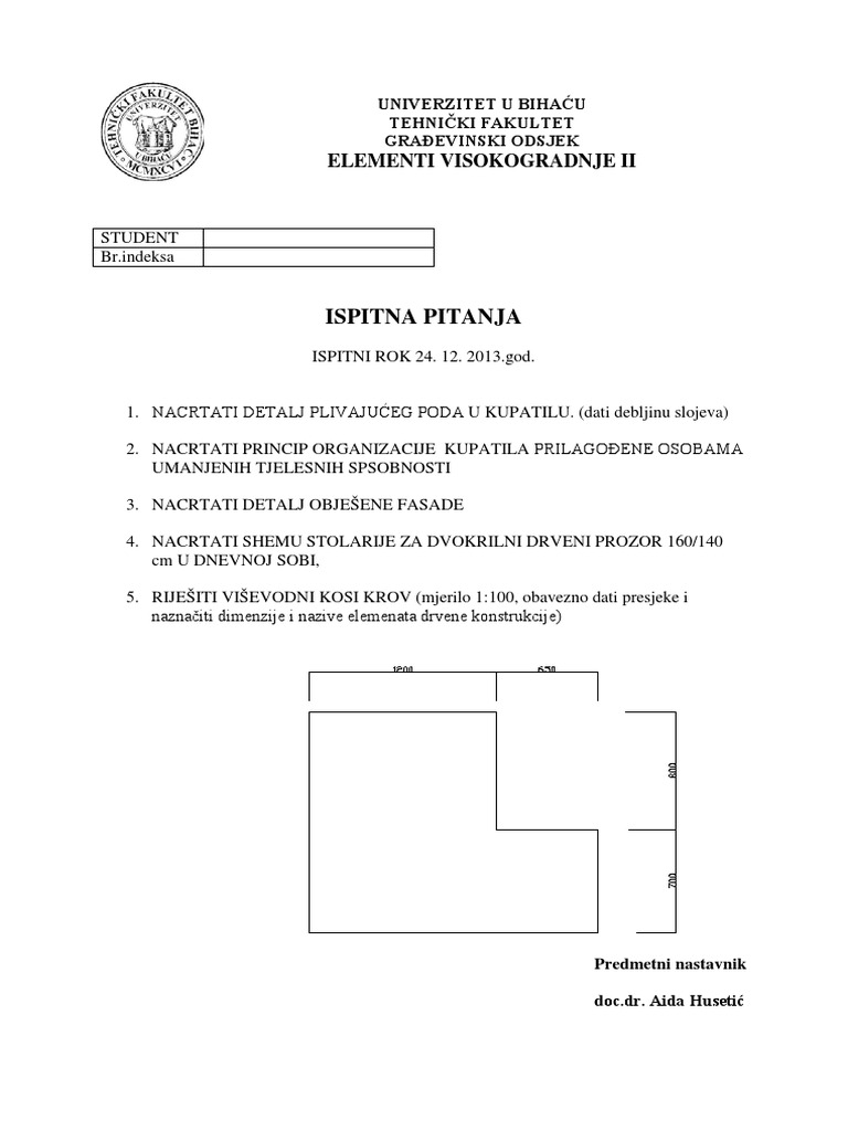 Primjer Ispit | PDF