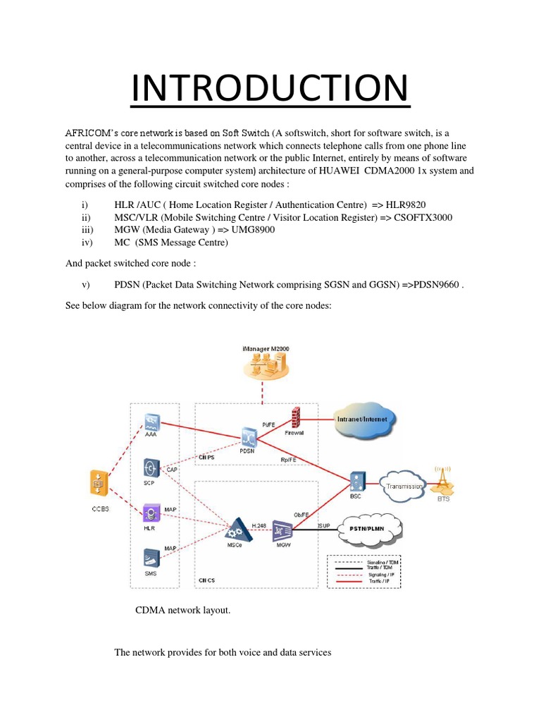 Core Network Nodes and Functions | PDF | Computer Network | Network ...