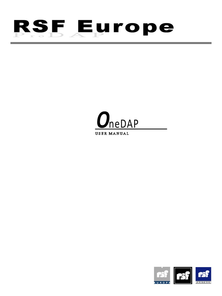 RSF OneDAP User Manual | PDF | Equalization (Audio) | Filename RSF OneDAP User Manual | PDF | Equalization (Audio) | Filename