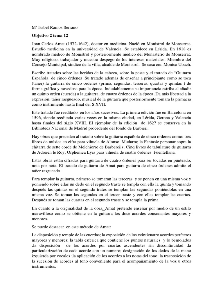 Joan Carlos Amat | PDF | Guitarras | Acorde (Música)