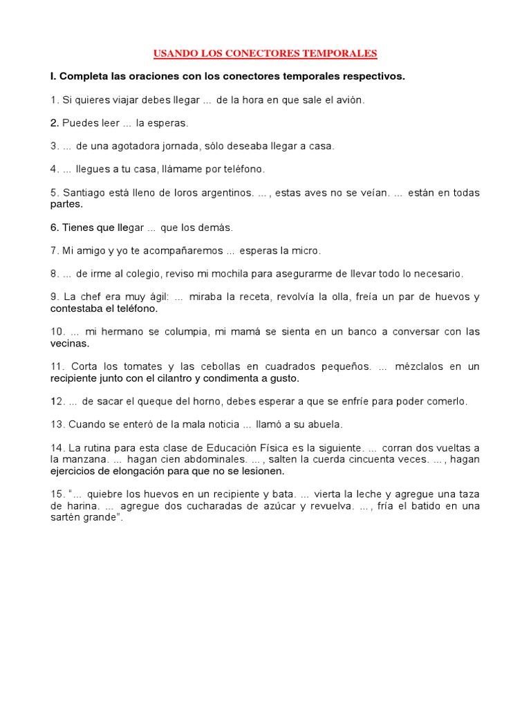 Usando Los Conectores Temporales | PDF | Dioniso | Zeus