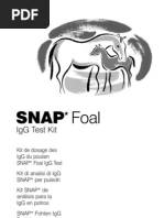 Using SNAP Test Kits: Blood/serum/plasma Sample Test Procedure | PDF ...