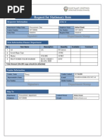 Office Stationery Request Form | PDF