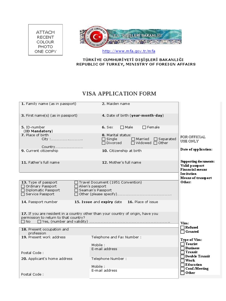 Turkey Visa Application Guide | PDF | Travel Visa | Nationality Law