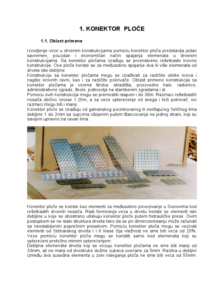 Seminarski Drvene Konstrukcije | PDF