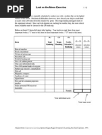 Lost at Sea Scoring Chart Full | PDF