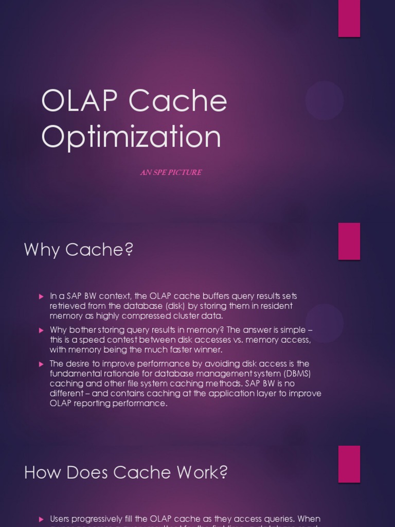 OLAP Cache Optimization | PDF | Cache (Computing) | Databases