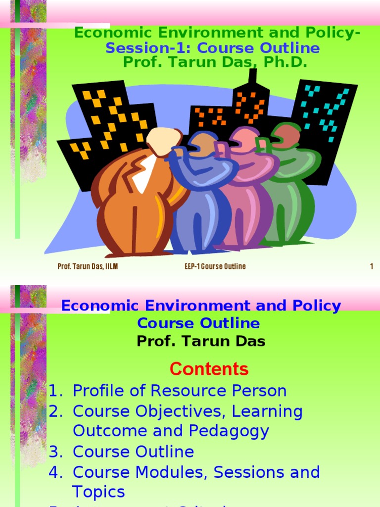 Public Policy Course Outline Prof. Tarun Das | PDF | Macroeconomics ...