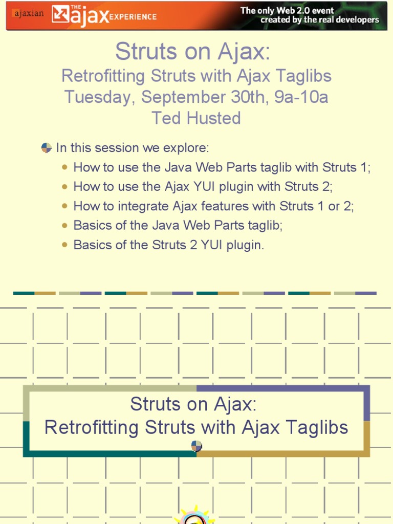 Ted Husted Retrofitting Struts With Taglibs Pdf Ajax Programming Computer Engineering
