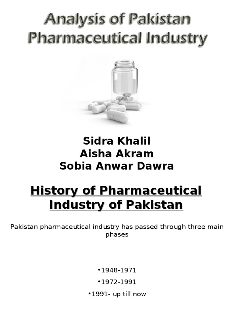 Sidra Khalil Aisha Akram Sobia Anwar Dawra | PDF | Pharmaceutical Industry | Pakistan