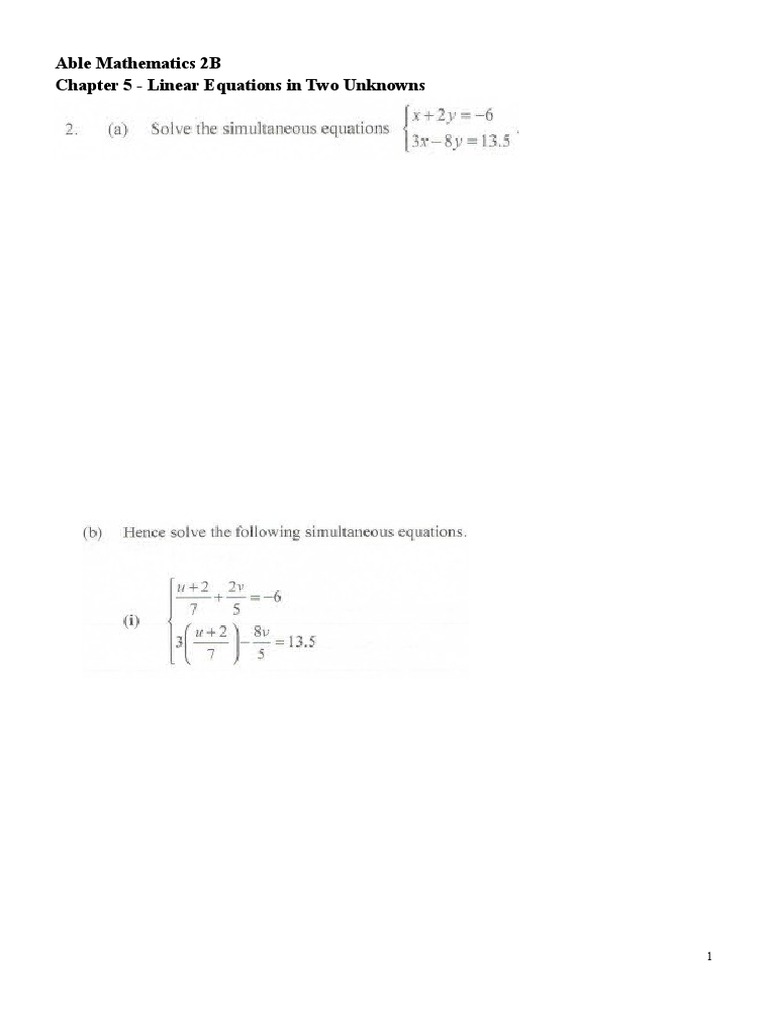 Chapter 5 Exercise 1 Pdf