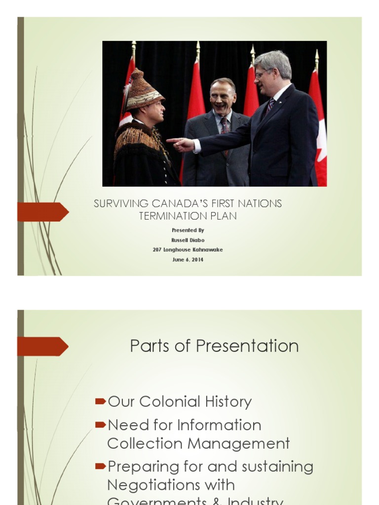 Diabo Kahnawake 207 Longhouse Presentation June 6 14 | PDF | Government ...