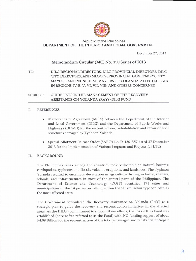 DILG Memo - Circular 201458 74037090d6 | PDF | General Contractor | Audit