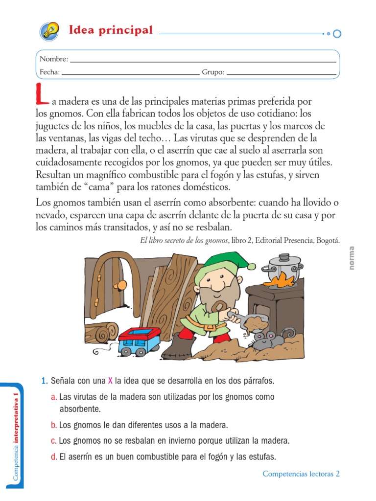Prueba 3 de Comprension Lectora 2o Año | PDF