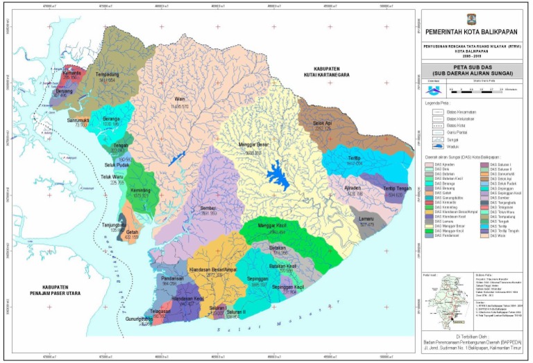 Peta Sub Das Balikpapan | PDF
