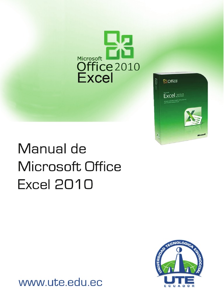 Manual Excel | PDF | Hoja de cálculo | Microsoft Excel