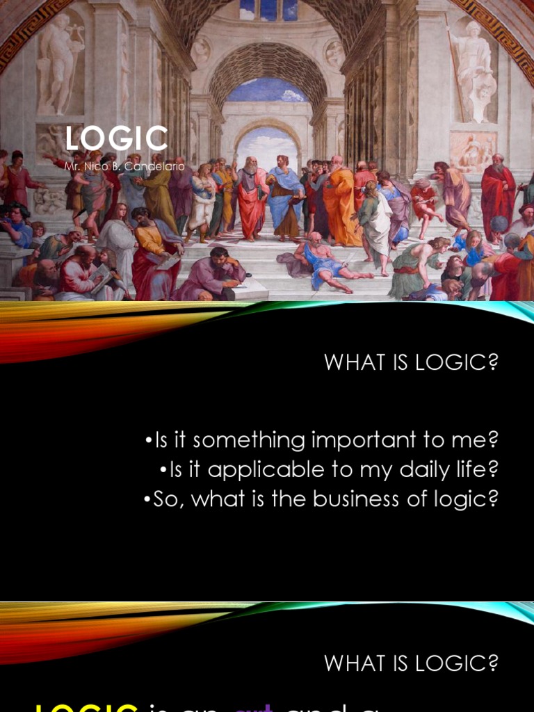00 Intro To Logic | PDF | Logic | Reason