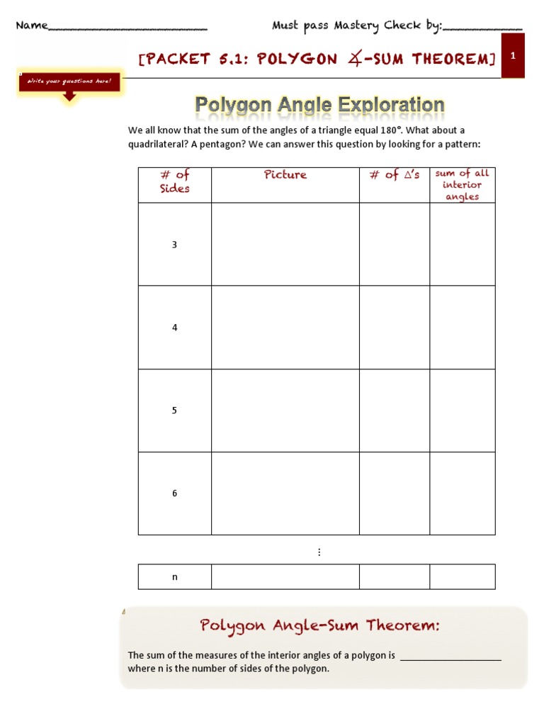 5.1 Geo Packet | PDF | Polygon | Polytopes
